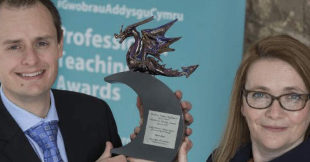 Dylan Lewis, a teacher at Pontarddulais Comprehensive wins award for ...